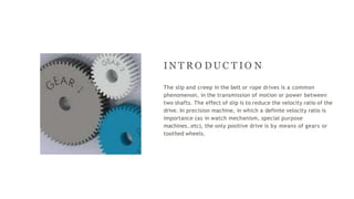 Gear Tooth Nomenclature.pptx | Physics | Science