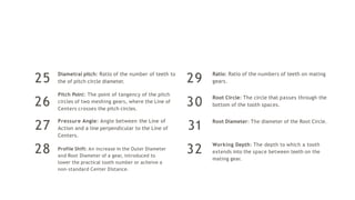 Gear Tooth Nomenclature.pptx | Physics | Science