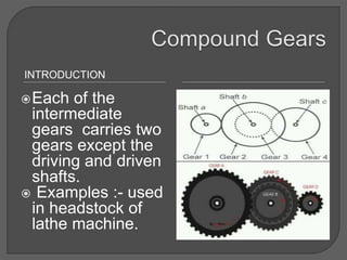 Compound Gear train | PPTX | Physics | Science