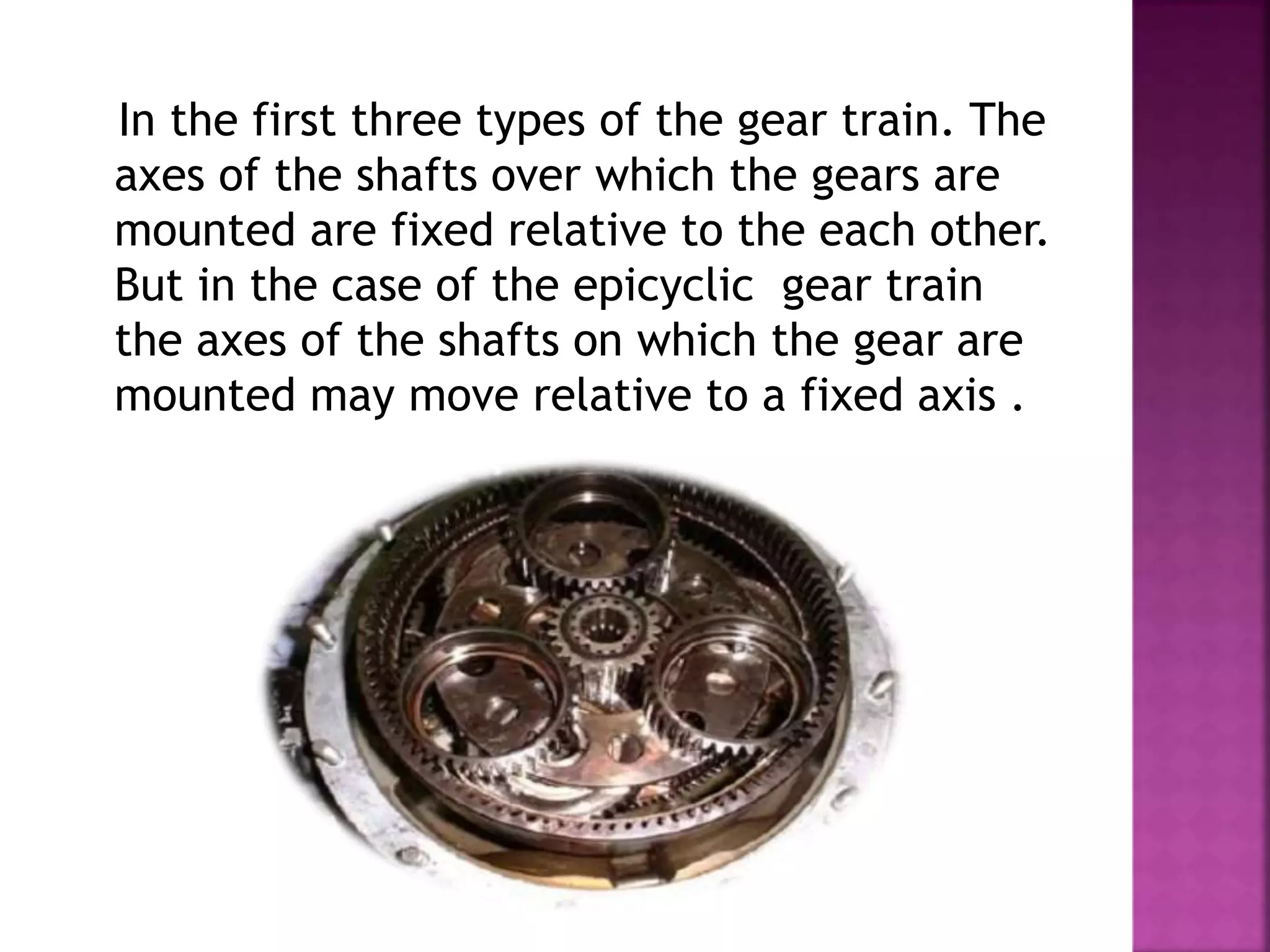 Gear train | PPTX
