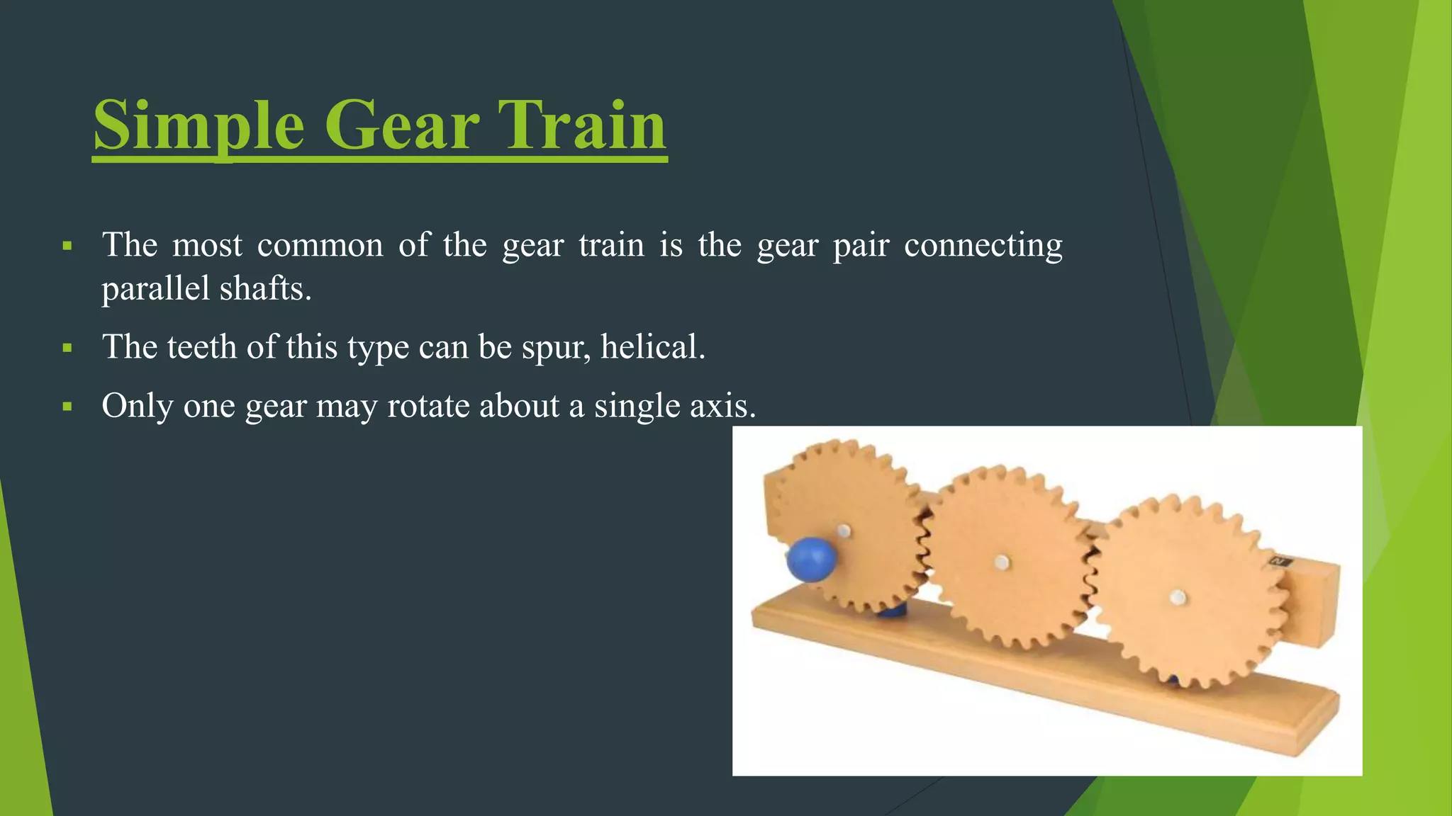 What Is Gear trains | PPTX
