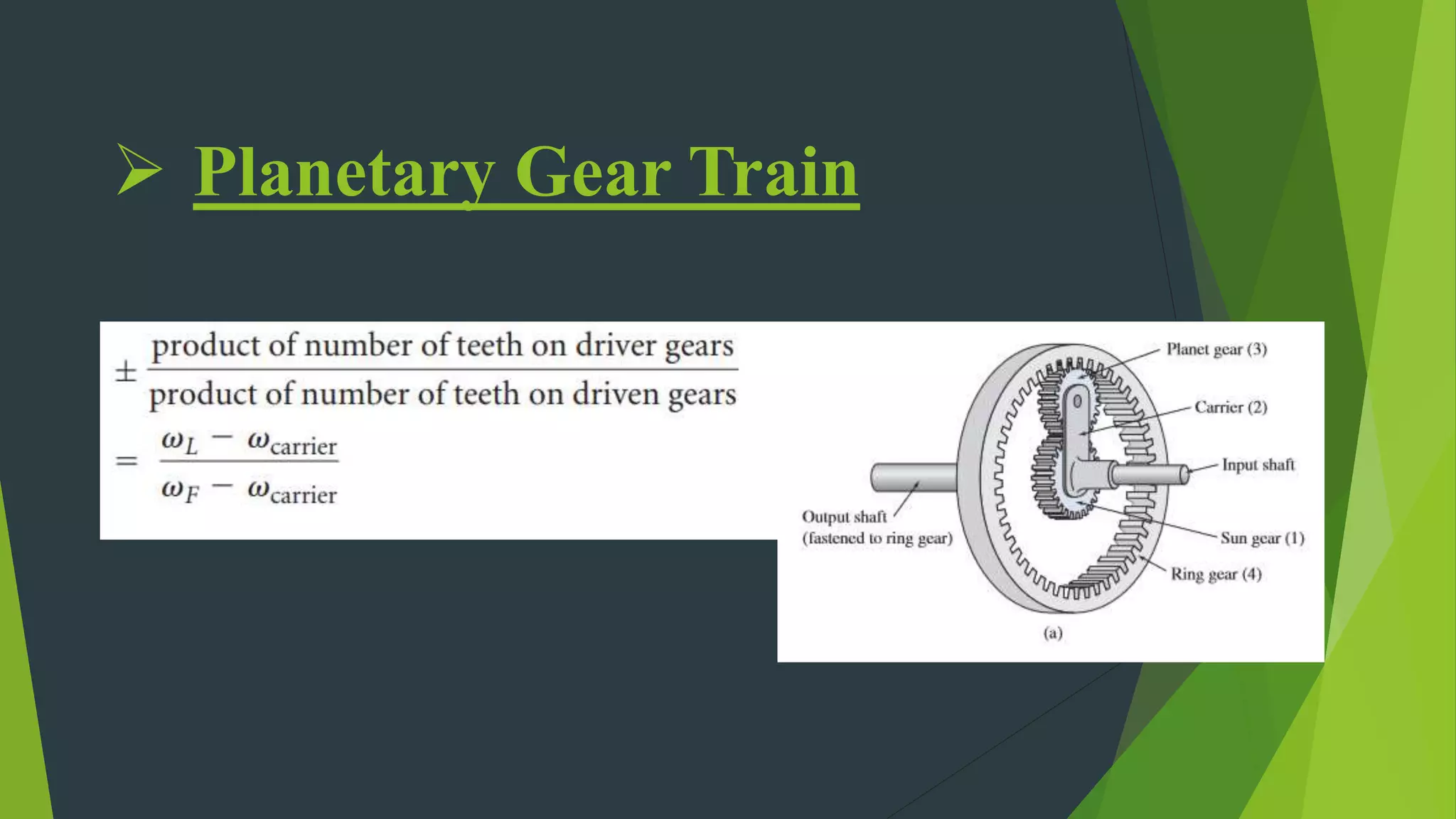 What Is Gear trains | PPTX