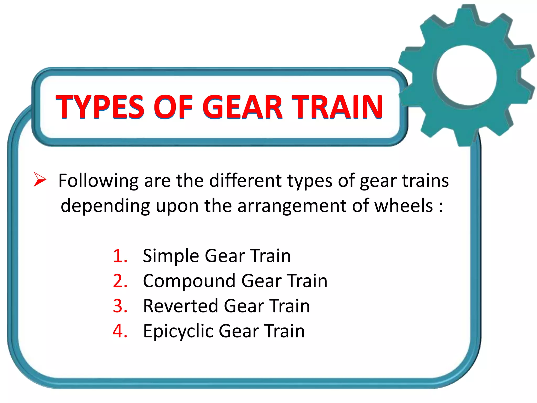 Gear train | PPTX