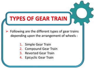 Gear train | PPTX