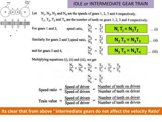 KOM-UNIT4-Gear train | PPTX