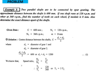 GEAR TRAIN- BASIC CONCEPTS AND WORKING PRINCIPLE | PPTX