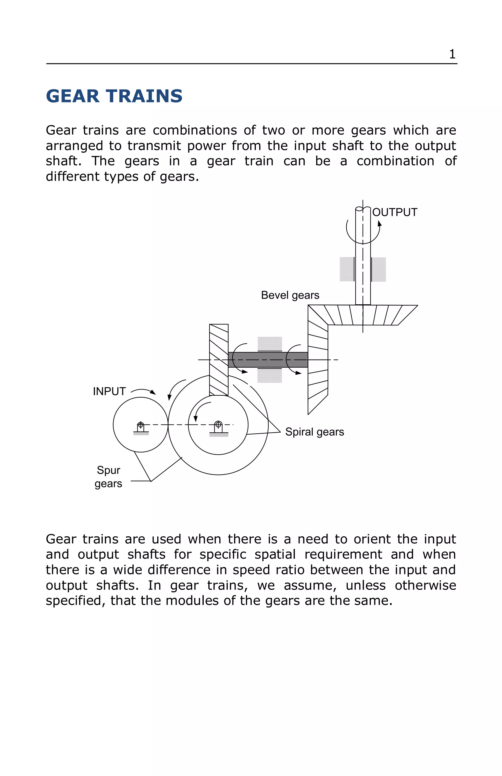 Gear trains | PDF
