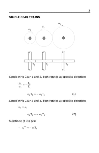 Gear trains | PDF