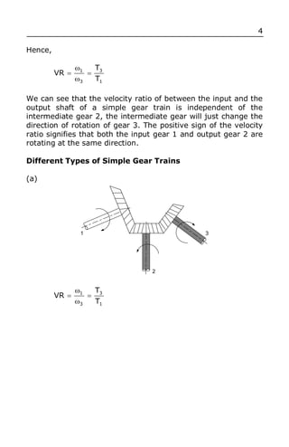 Gear trains | PDF