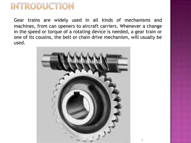 Gear trains.lecture 10 | PPT