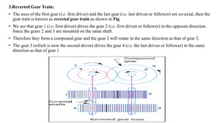 Gear trains | PPTX