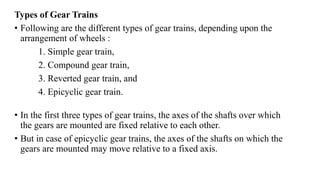 Gear trains | PPT