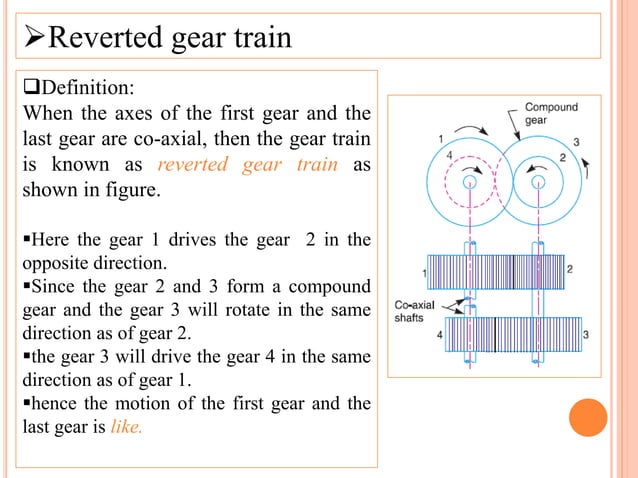 Gear trains by k.santhosh | PPT | Physics | Science