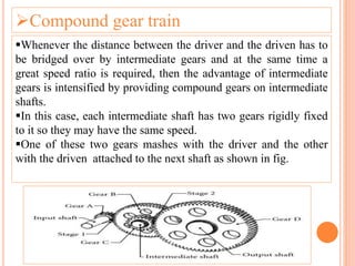 Gear trains by k.santhosh | PPT | Physics | Science