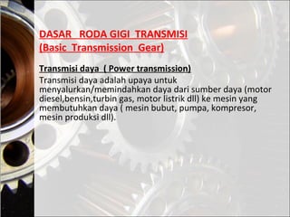 transmisi gear | PPT