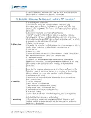 Gear up Your Career with ASQ Certified Reliability Engineer (CRE) Certification | PDF