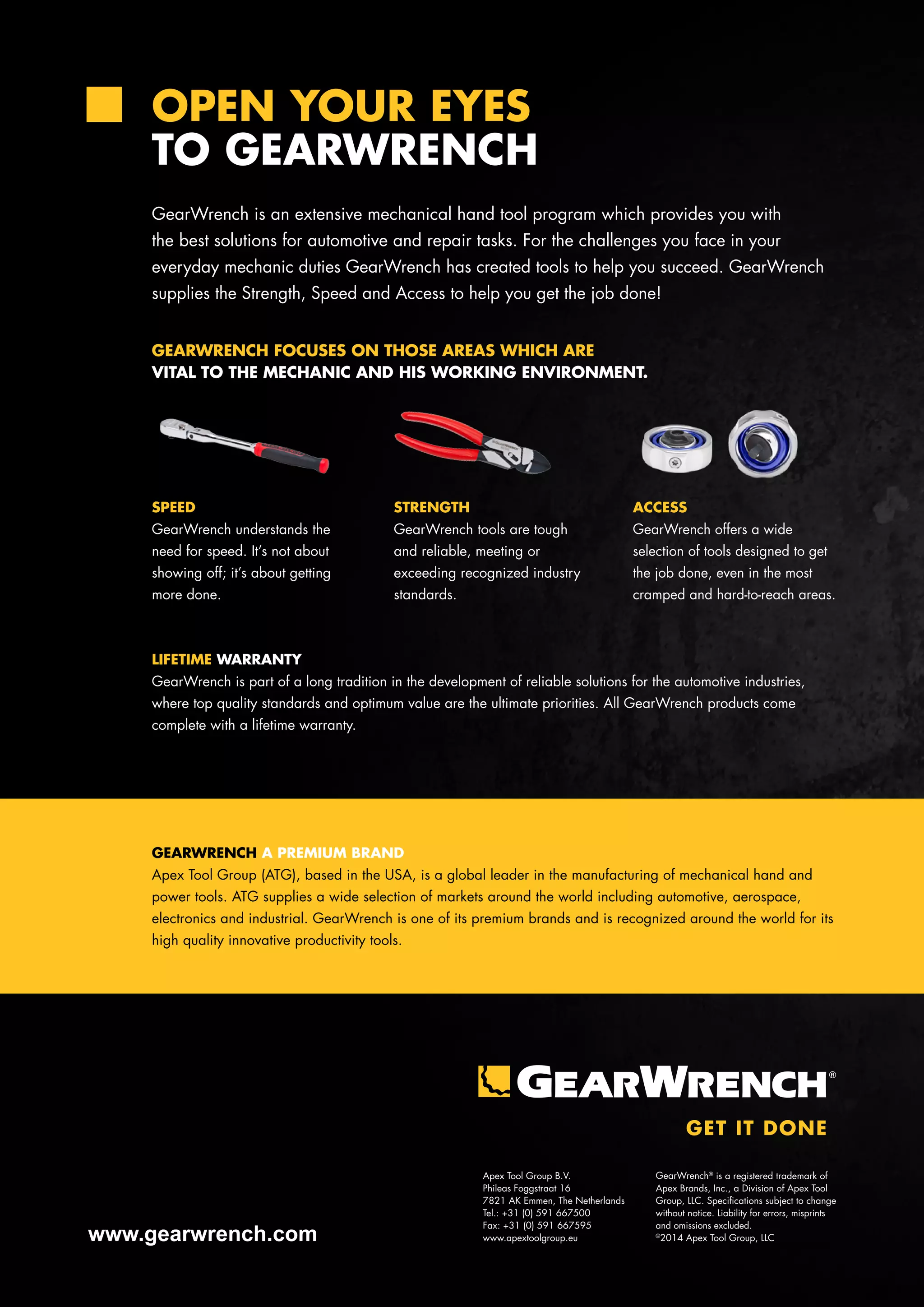 Gear wrench xl modular tool system | PDF