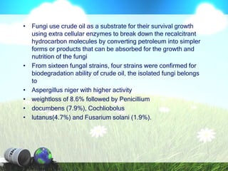 Bioremediation of Aquifers and Marine Oil Spills | PPTX