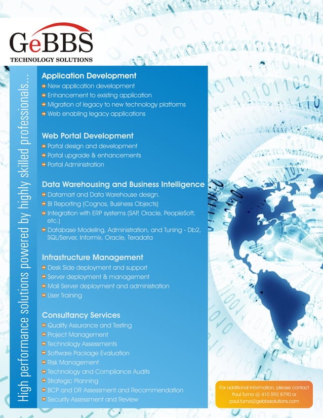 Gebbs Technology Services | PDF