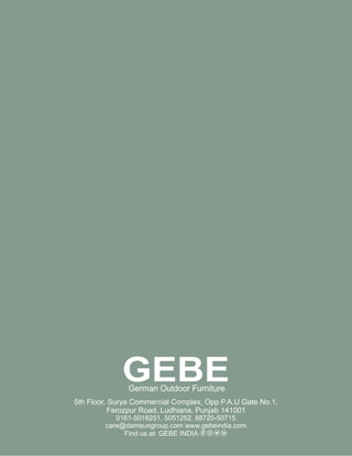 Gebe Furniture Catalog: Inspiring Design | PDF