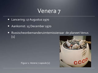 Venera 7 17 Augustus 1970 | PPTX