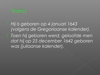 Gebeurtenis op 4 januari (mijn verjaardag) | PPT
