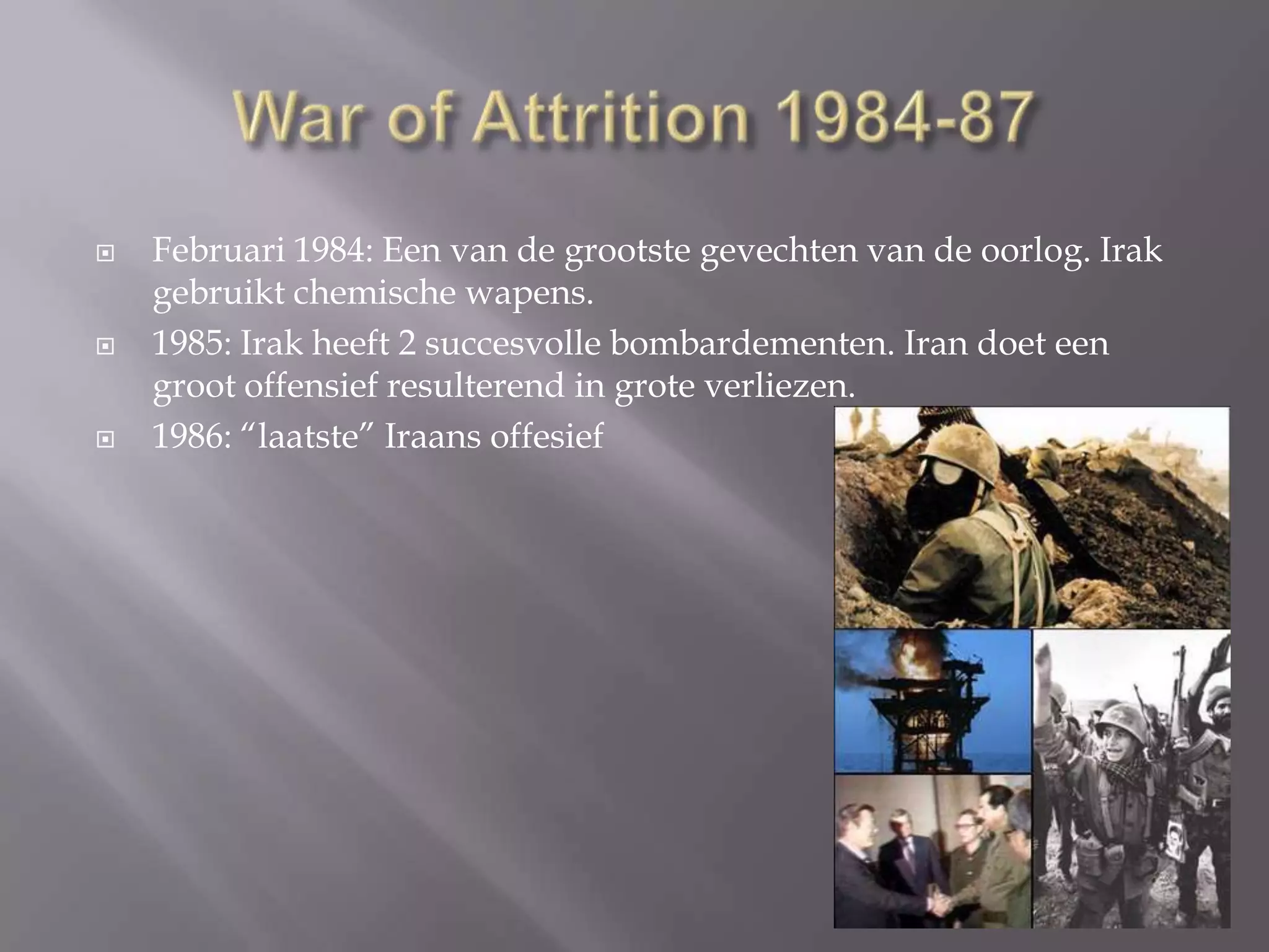 Irak-Iran oorlog | PPT