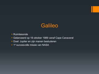 Lancering van Galileo | PPTX