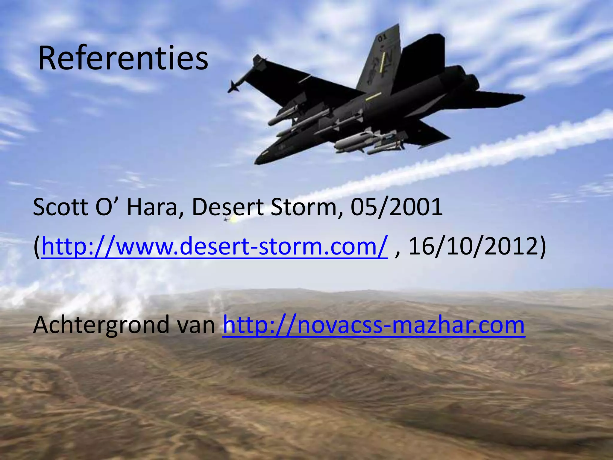 Operatie Desert Storm | PPTX