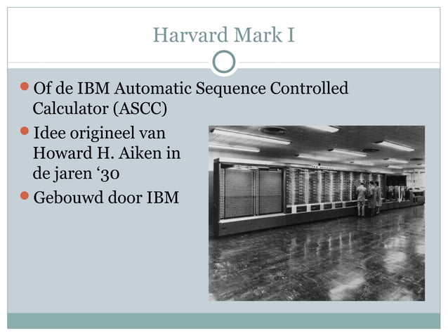 Harvard Mark I | PPT