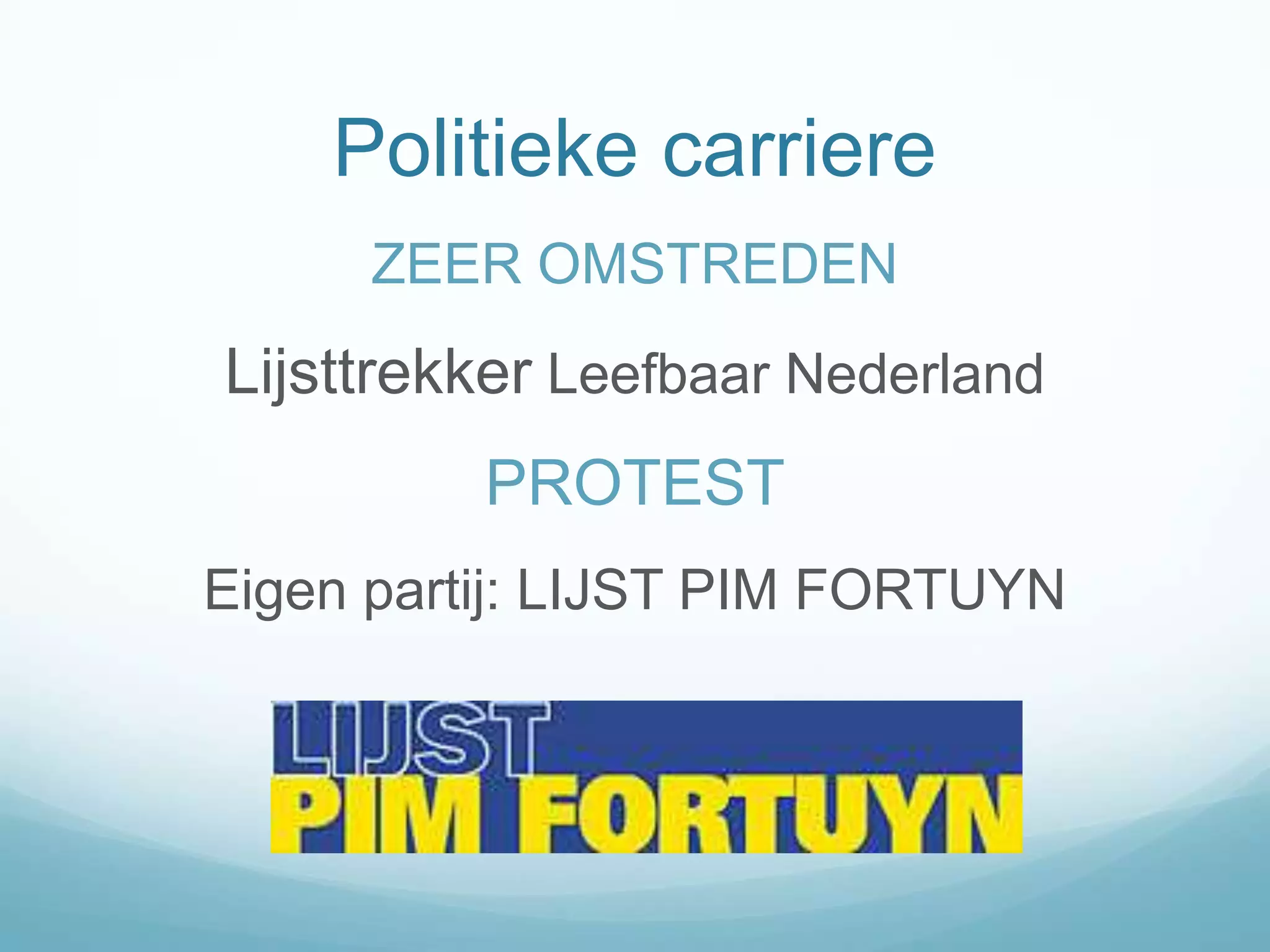 Pim Fortuyn | PPTX