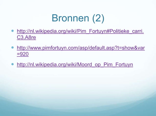 Pim Fortuyn | PPTX