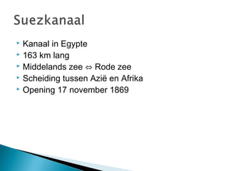 17 november 1869- Suez Canal | PPT