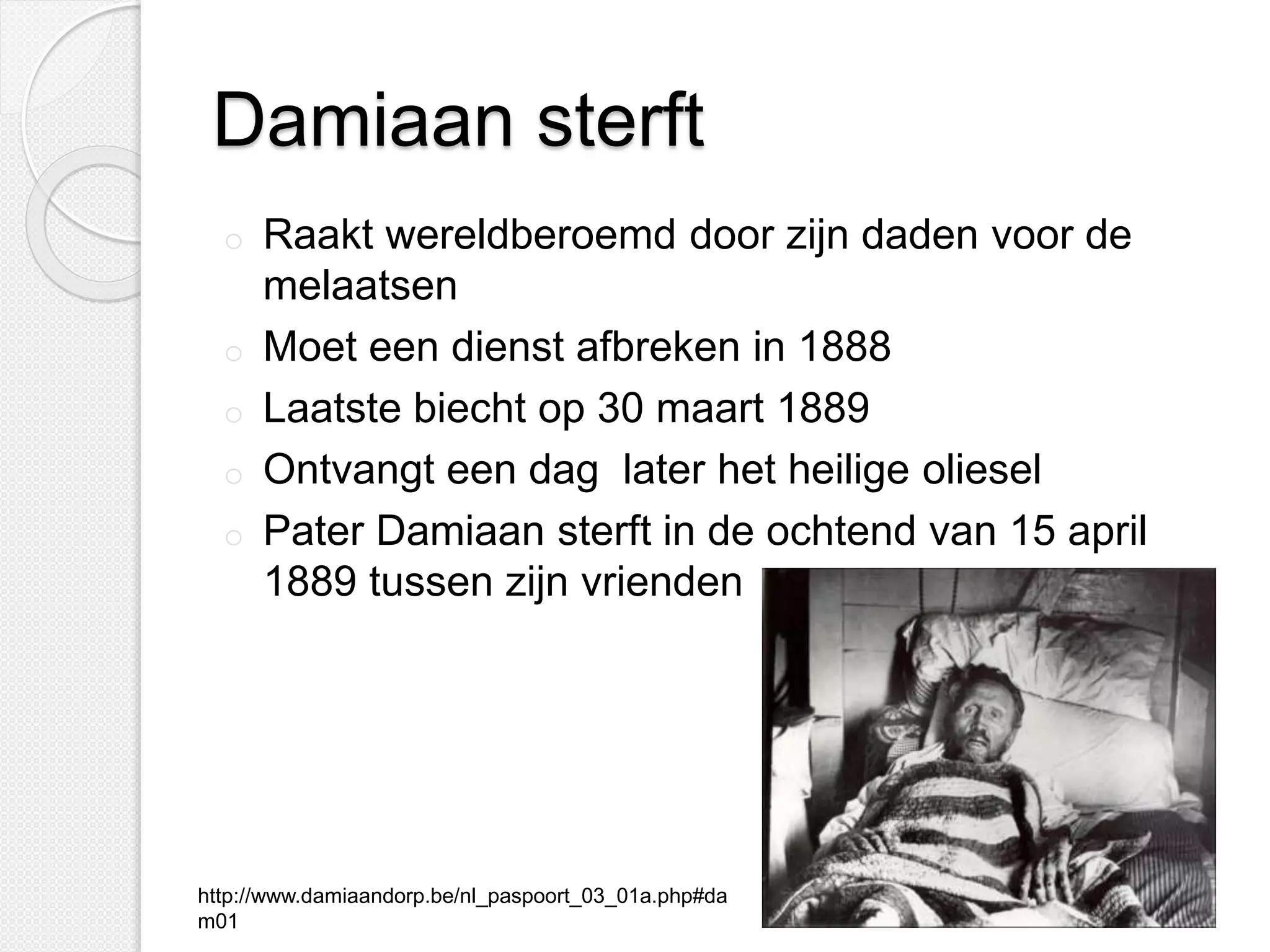 Gebeurtenis_Pater Damiaan | PPT