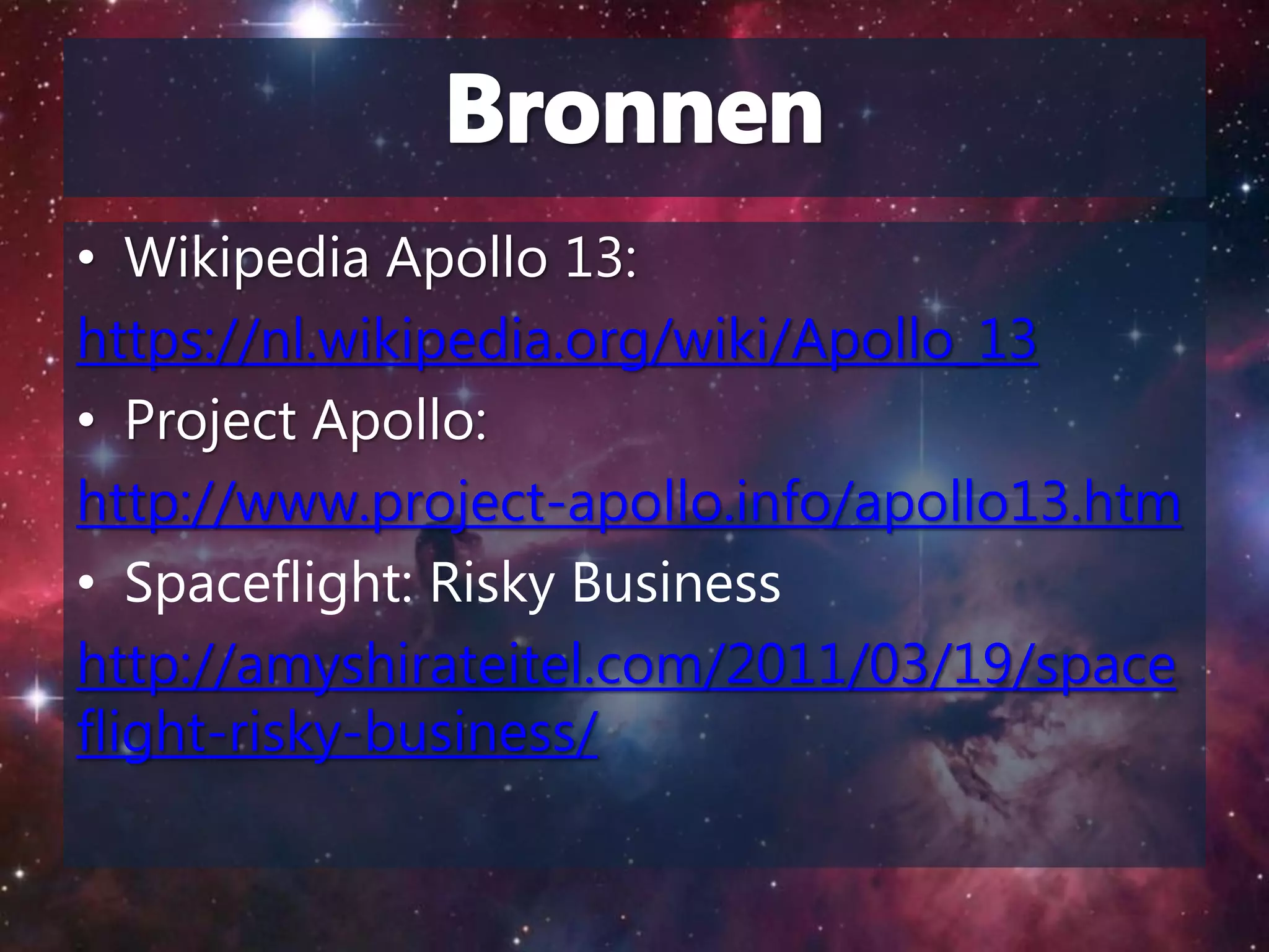 Gebeurtenis pdf Apollo 13 | PPT | Free Download