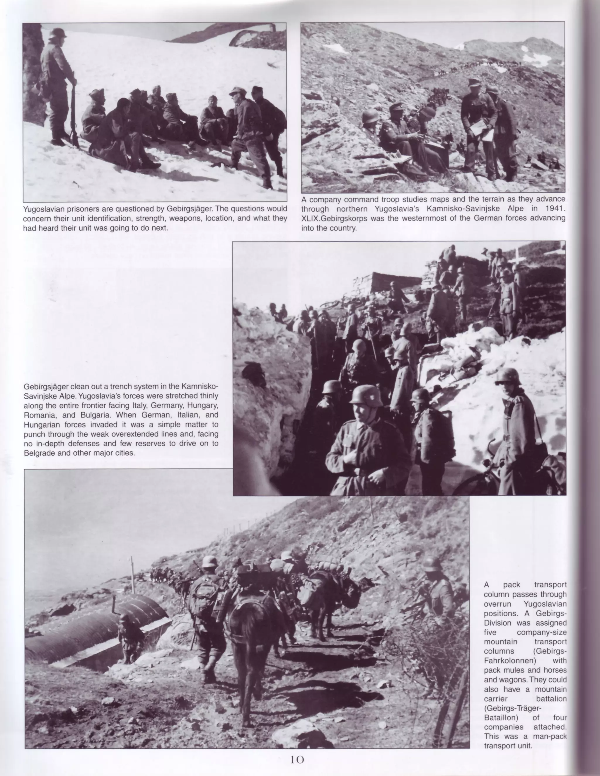 Gebirgsjaeger German Mountain infantry | PDF