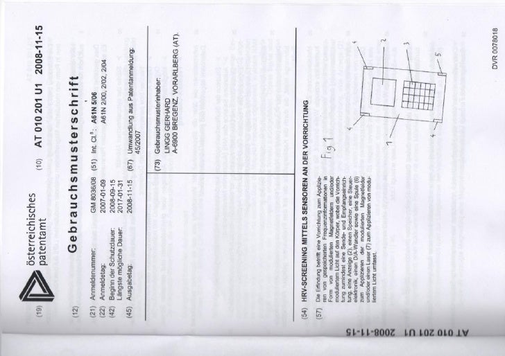 Utility model certificate