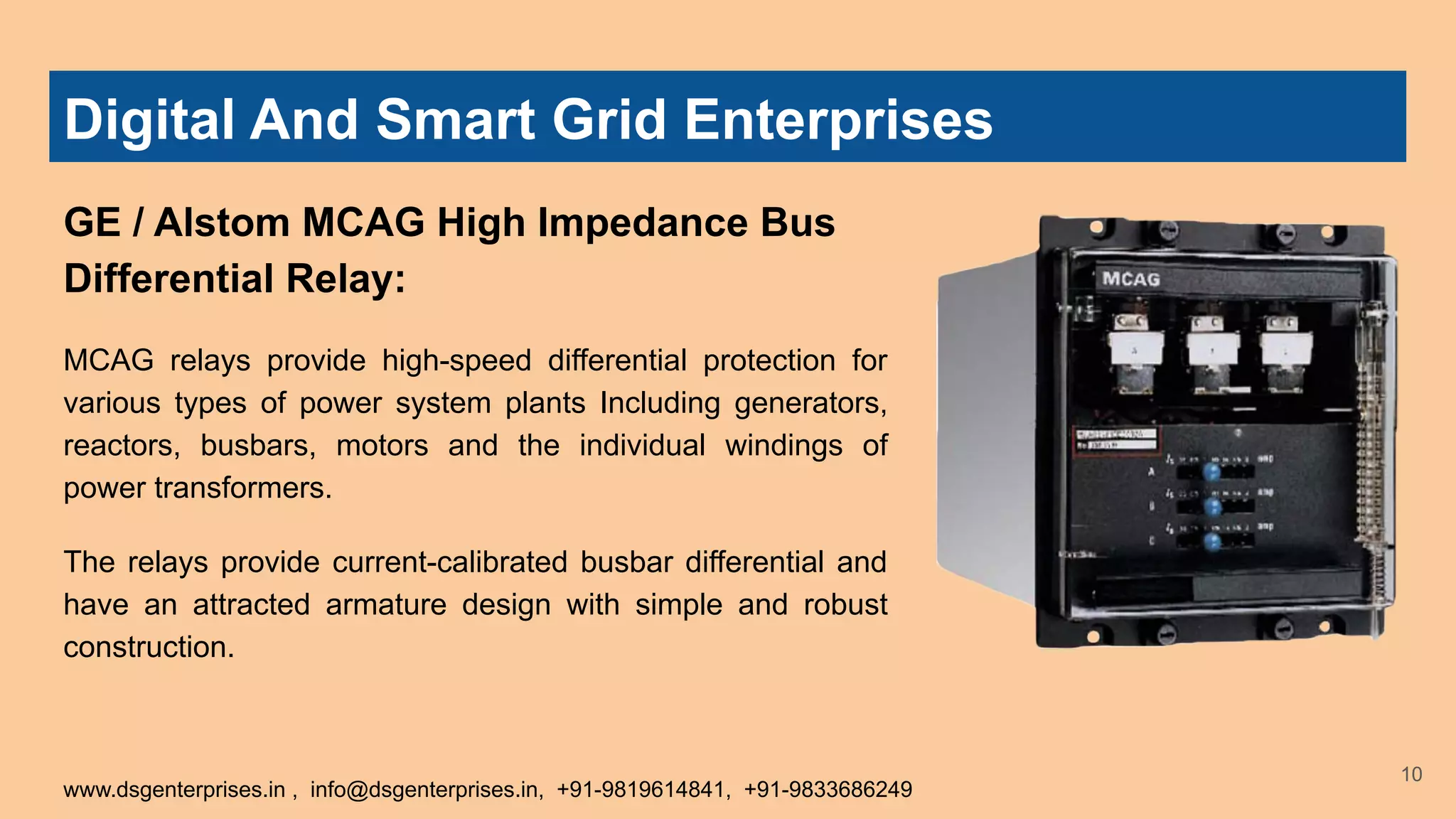 Ge busbar protection numerical relays | PDF
