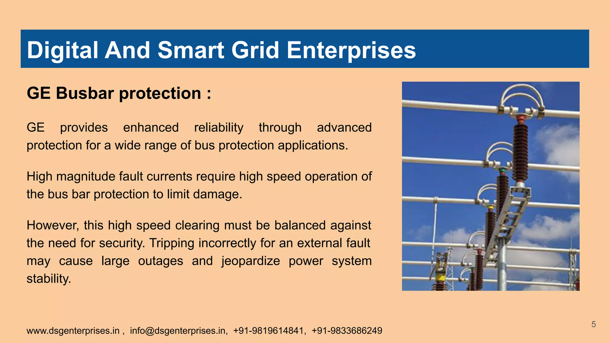 Ge busbar protection numerical relays | PDF