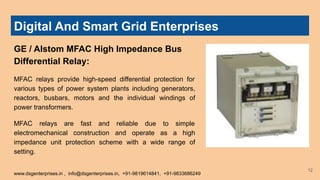 Ge busbar protection numerical relays | PDF