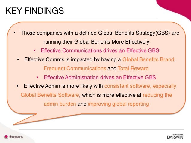 Delivering an effective global benefits strategy