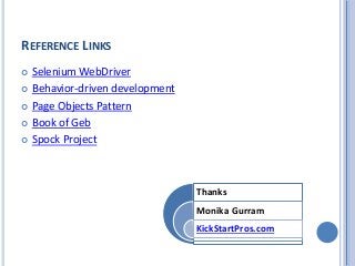 Geb with spock | PPTX