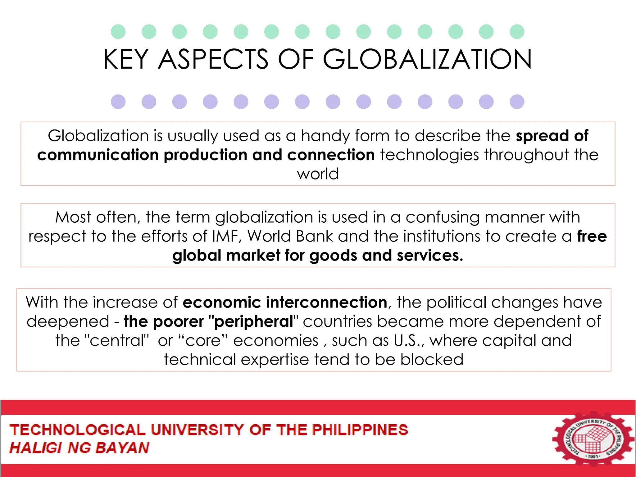Globalization(Ideas, concepts and updates) presentation | PPT