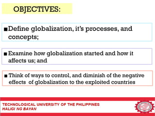 Globalization(Ideas, concepts and updates) presentation | PPT