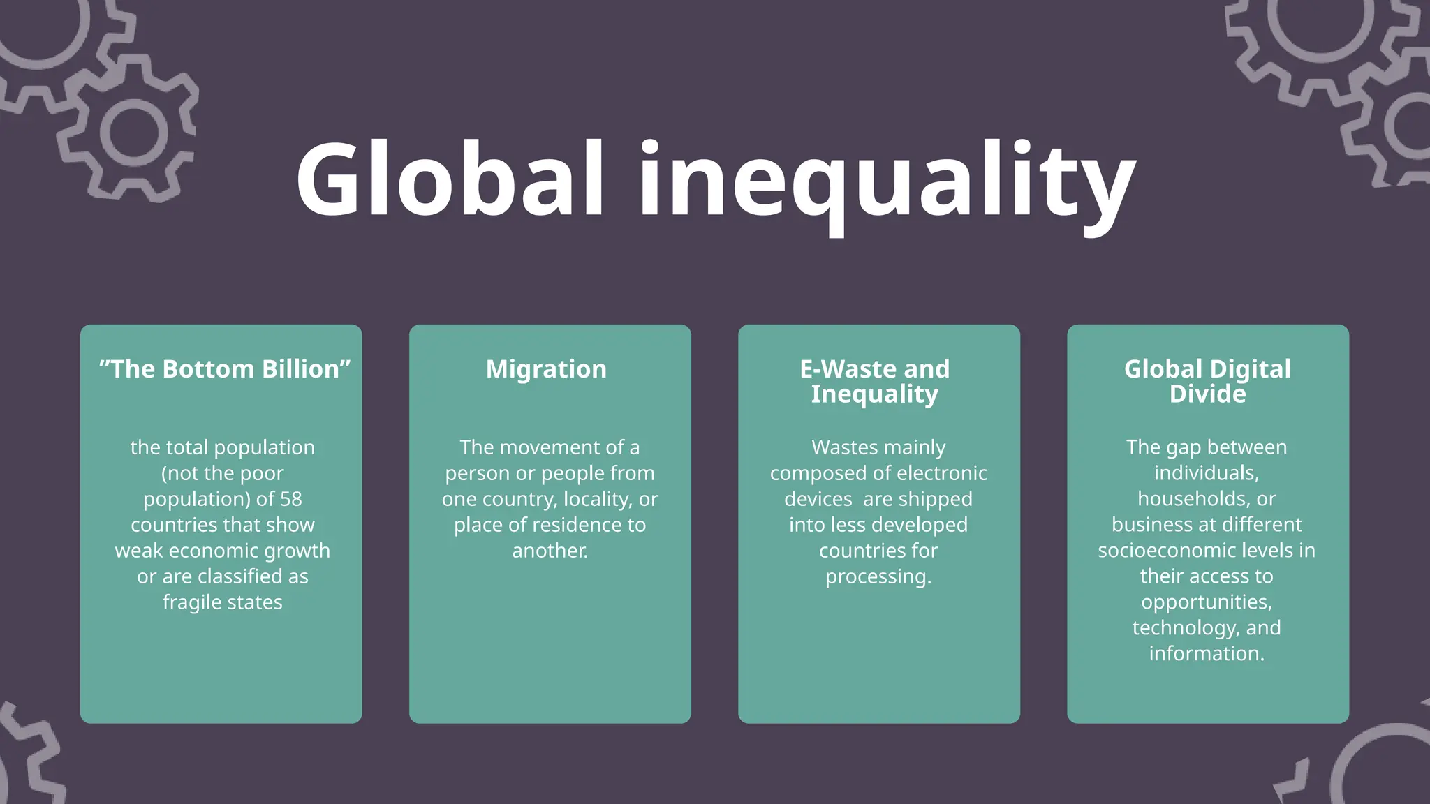 Global Inequalities PowerPoint Presentation | PPTX