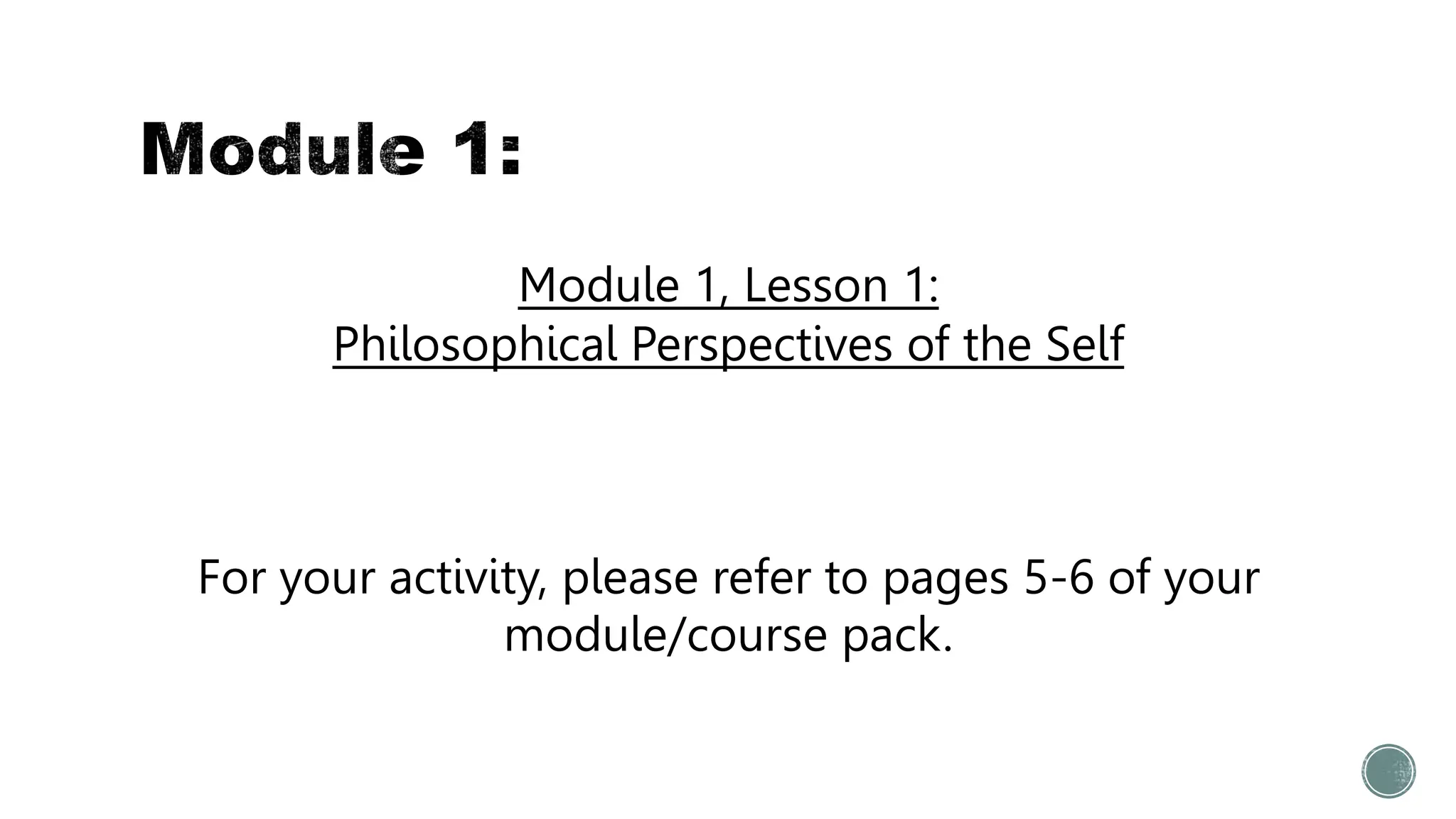 the self from various perspective the self from various perspective the ...
