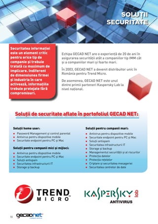 GECAD NET CORPORATE PROFILE | PDF