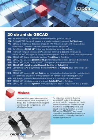 GECAD NET CORPORATE PROFILE | PDF