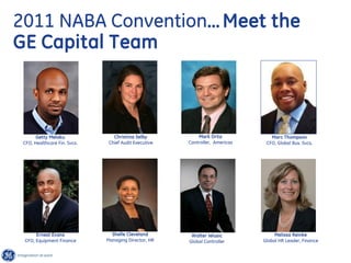 GE Capital Leadership Team for 2011 NABA Conference | PDF