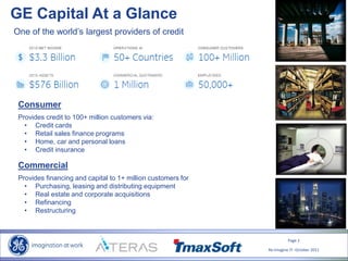 GE Capital Legacy Modernization and Mainframe Conversion | PDF